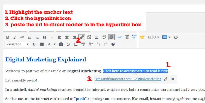 How To Add a Hyperlink - gregandfionascott.com